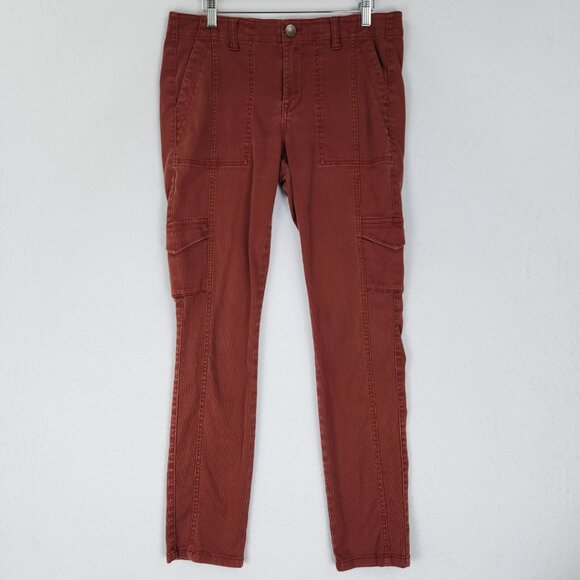 CAbi | Pants & Jumpsuits | Cabi Pants Womens 2 Brick Red The Drifter ...